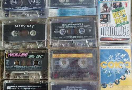 Аудиокассеты с музыкой 90-х