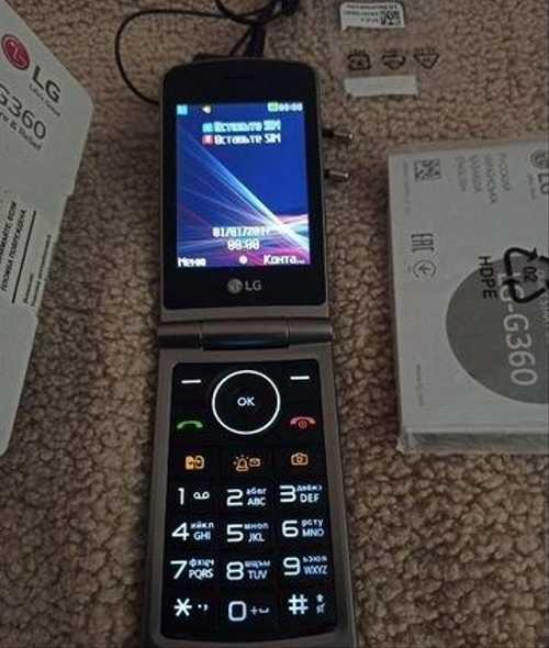 Телефон раскладушка LG G360