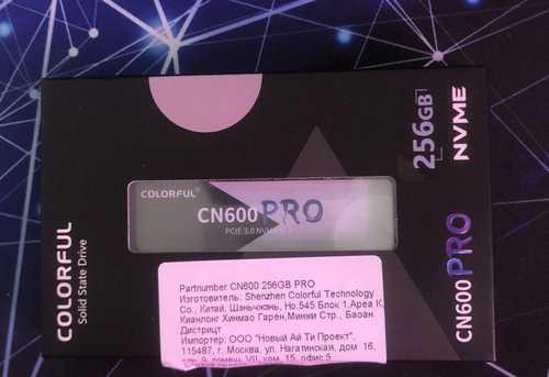 Новый Colorful ssd cn600 pro