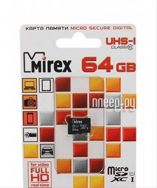 64Gb - Mirex - Micro Secure Digital XC Class 1