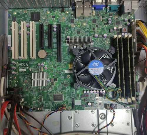 Сервер Supermicro X9SCA-F, 24Гб ram