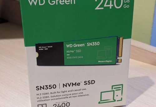 240 GB Western Digital WD Green SN350 nvme M.2 SSD