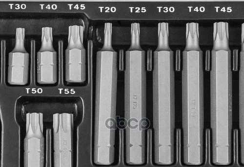 Набор вставок (бит) Торкс (30 и 75 мм), Т20-Т55