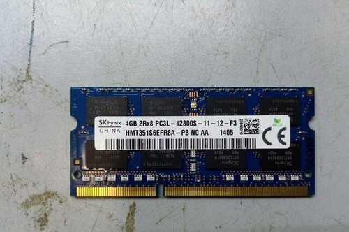 Ddr3L sodimm skhynix 4gb 2rx8 pc3L-12800s-11-12-f3