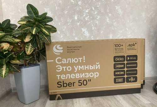 Телевизор Sber 50"(127 см), UHD 4K RAM 1,5GB