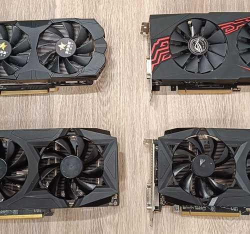 Видеокарта gtx 1060 6gb и 3 rx 580 8gb