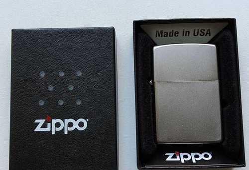 Зажигалка Zippo 205 Satin Chrome Оригинал