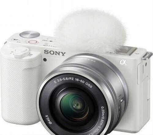 Sony ZV-E10 KIT 16-50 silver русский меню