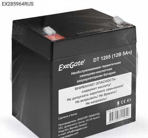 Батарея для ибп Exegate DT 1205, EX285964RUS