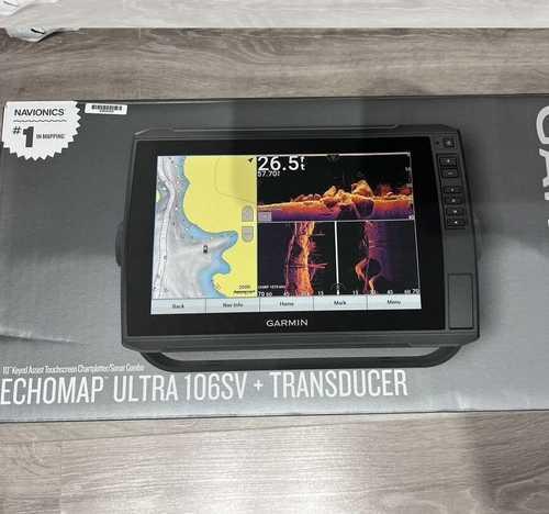 Эхолот картплоттер Garmin Echomap Ultra 106sv GT54