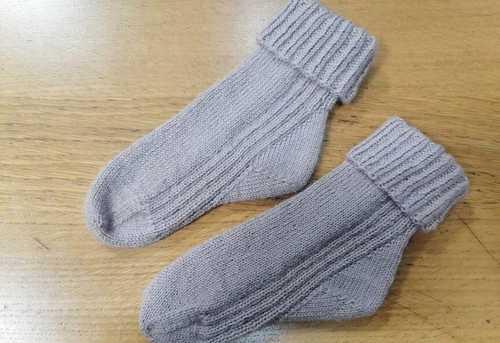 Детские вязанные носки, ручная работа