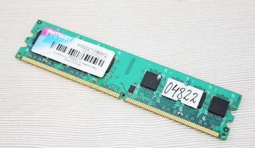 Оперативная память DDR2 1 GB 667 MHz Patriot