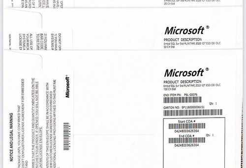 SQL 2022 Clt / Server Cal / RDS