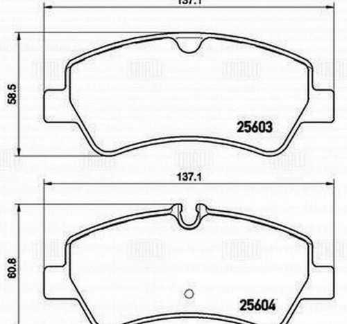 Trialli PF 4392 Колодки тормозные дисковые зад