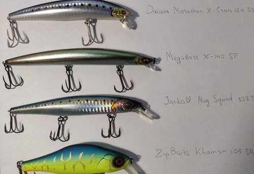 Воблеры Megabass X-140, Morethan X-Cross 120