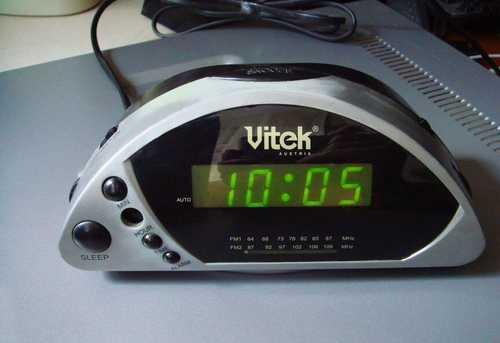 Радио-часы будильник электронный