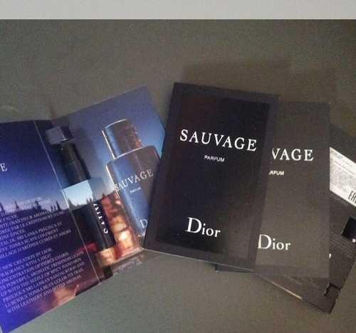 Dior sauvage parfum пробник оригинал 1 мл