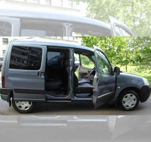 Стекло сдвижной двери Citroen Berlingo