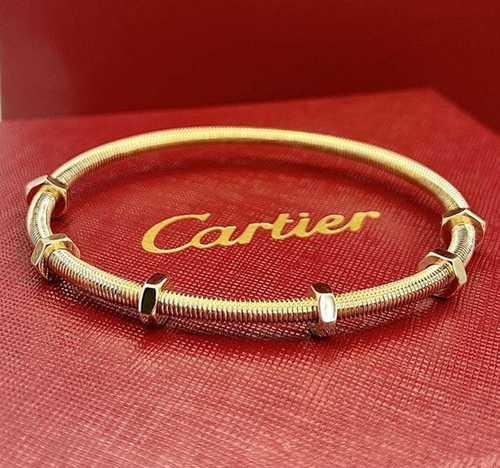 Ecrou de cartier браслет золотой мужской