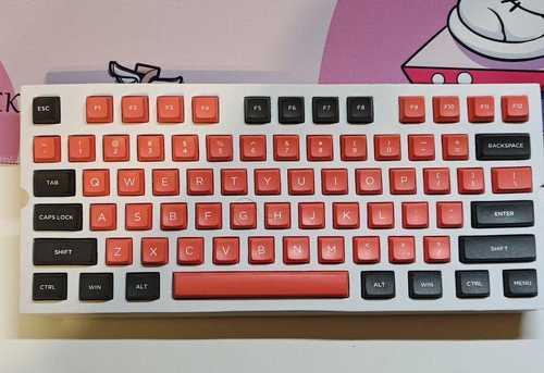 Кейкапы kbdfans PBT Doubleshot OSA Black & Orange