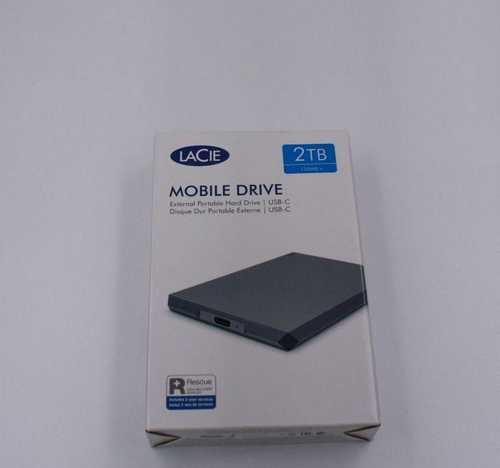 Внешний HDD LaCie Mobile Drive 2Tb, USB Type-C