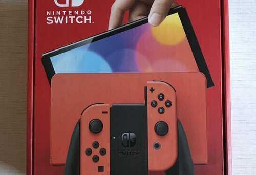 Nintendo Switch oled Mario Red Edition (новая)