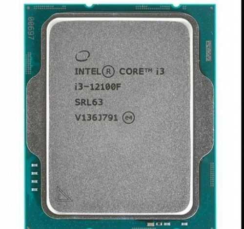 Процессор intel core i3 12100f