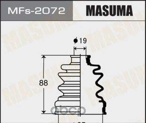 Пыльник шруса Masuma (силикон) MFs-2072 Masuma