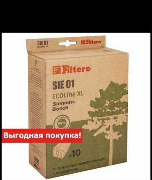 Мешки-пылесборники Filtero SIE 01 ecoline XL