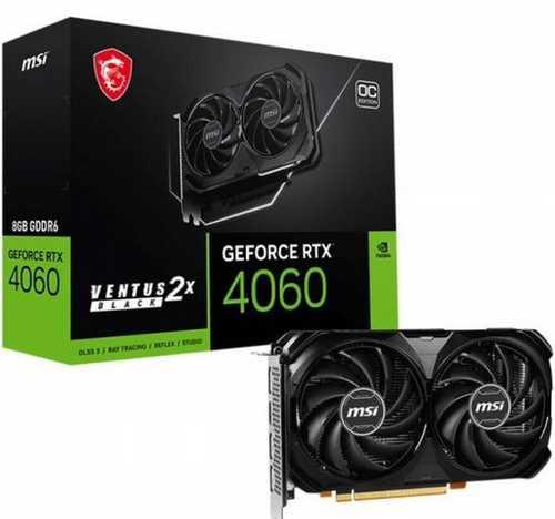 Видеокарта MSI GeForce RTX 4060 ventus 2X black