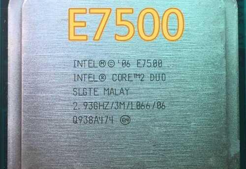 Процессор intel core e7500