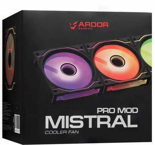 Вентиляторы корпусные ardor mistral pro mod kit