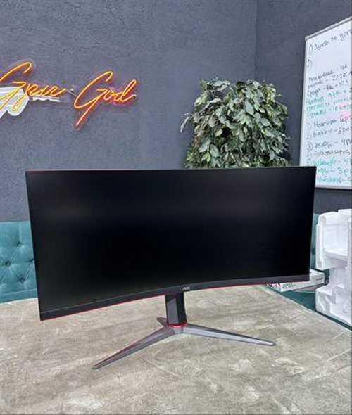 34" Монитор AOC cu34g2x/BK