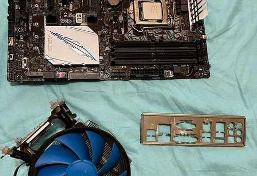 I5 6400 + asus Z170-A + кулер deep cool
