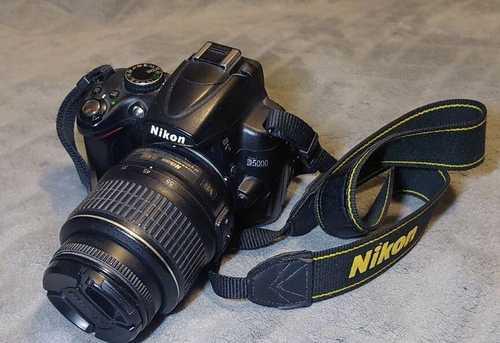 Зеркальный фотоаппарат Nikon D5000 18-55 VR