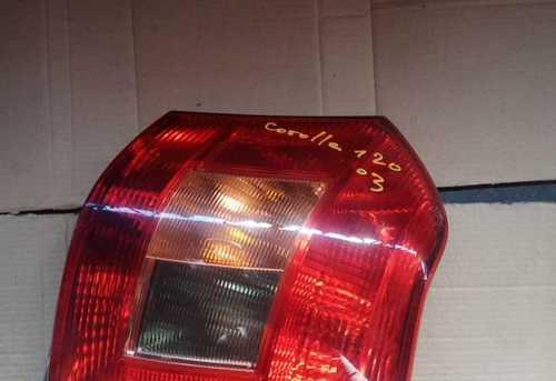 Фонарь стоп Toyota Corolla 120 Королла хэчбек 03г
