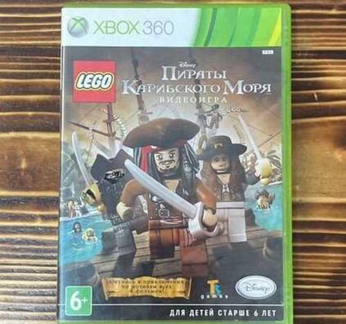 Lego пираты карибского моря диск xbox 360