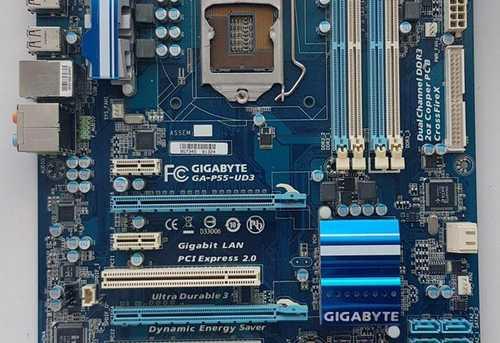 Материнская плата gigabyte GA-P55-UD3