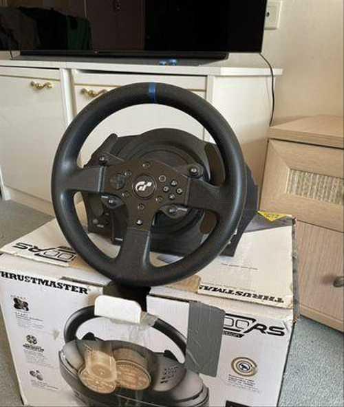 Thrustmaster t300 rs gt+педали t3pa+стойка