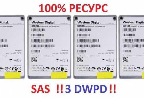 800Gb SAS SSD WD wustr6480ASS204 3 dwpd