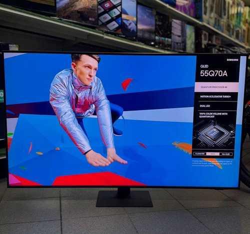 Qled телевизор Samsung 55"