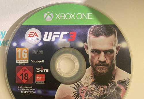 Игровой диск UFC 3 на xbox one s