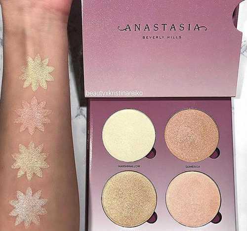 Anastasia beverly hills Палетка хайлайтеров Glow K