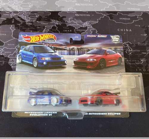 Hot wheels premium 2 pack Mitsubishi Lancer VI