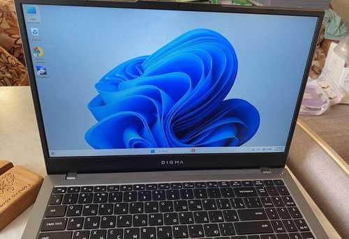 Ноутбук 15.6" DIGMA Pro Fortis M, 512 ГБ, Ryzen 5 5600U, RAM 8 ГБ, Radeon Vega 7