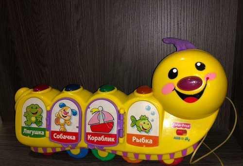 Весёлая музыкальная гусеница fisher price