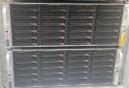 Сервер SuperMicro X9DRD-7LN4F (хранилище, nas)