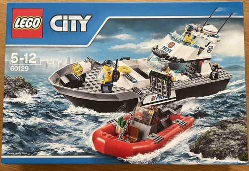 Lego City новый 60129 полицейский патрульный катер