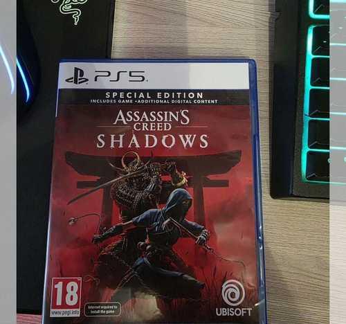 Assassins creed shadows ps5 диск