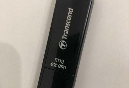USB флешка Transcend 8Gb чёрная